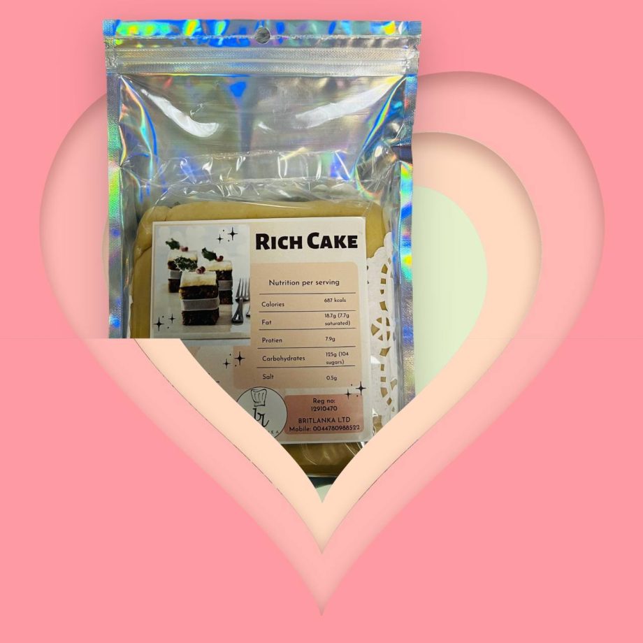 Handmade Rich Fruit Wedding Cake with Almond Icing | HALAL