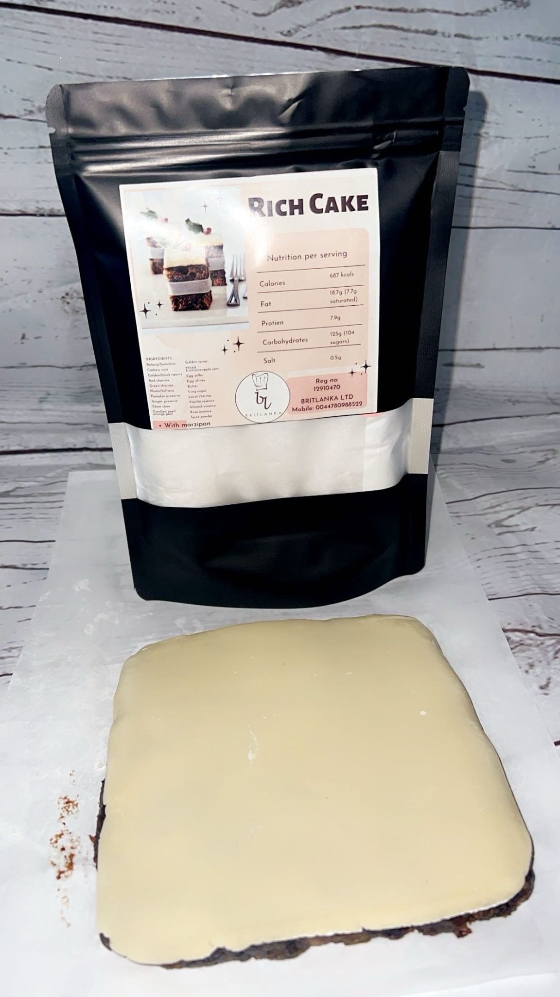 Soft Fruit Christmas Rich Cake - Rich & Festive Dessert