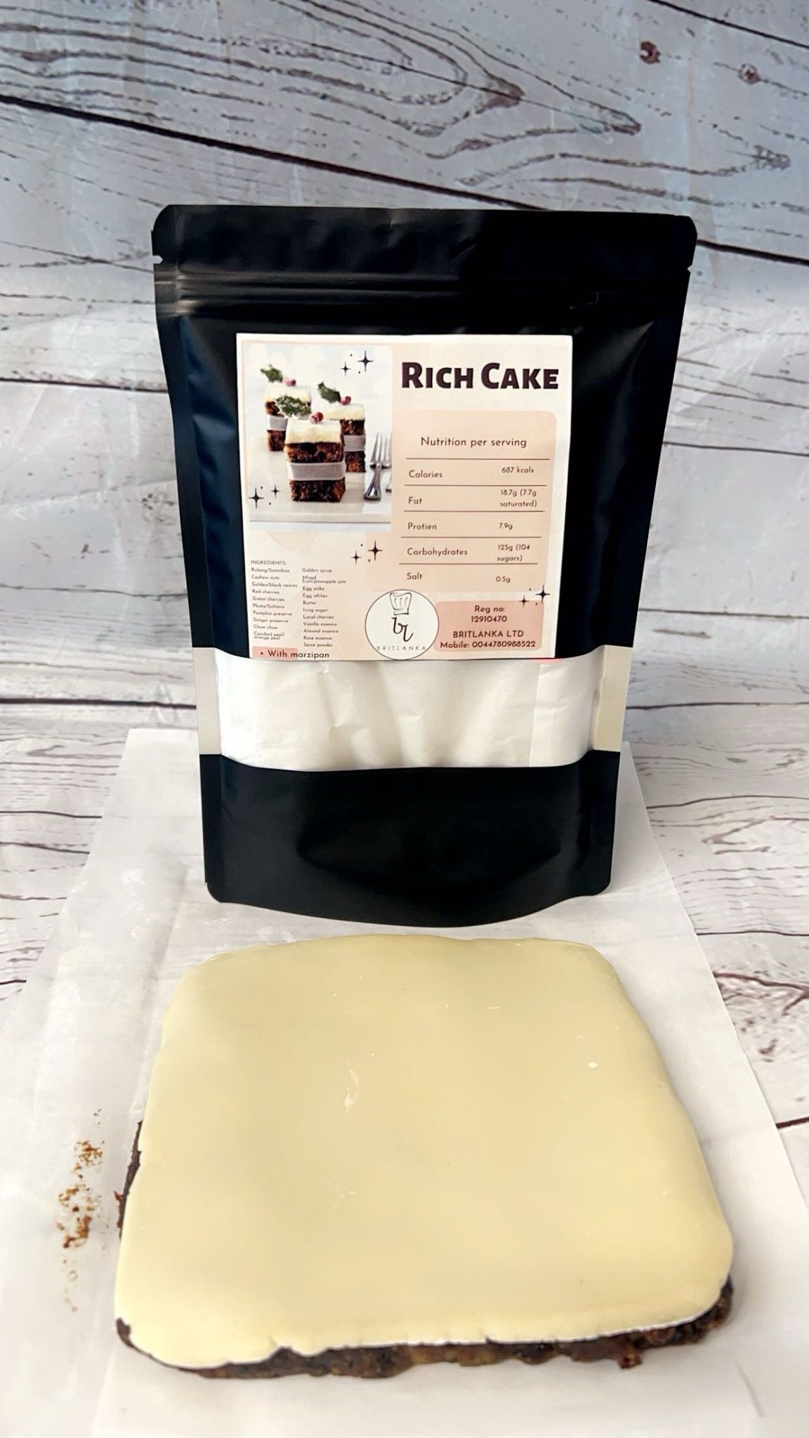 Soft Fruit Christmas Rich Cake - Rich & Festive Dessert